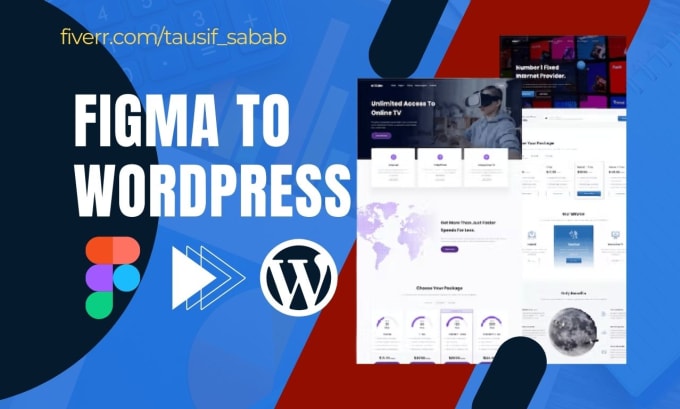 Clone figma to wordpress website or design landing page by elementor pro by Tausif_sabab | Fiverr
