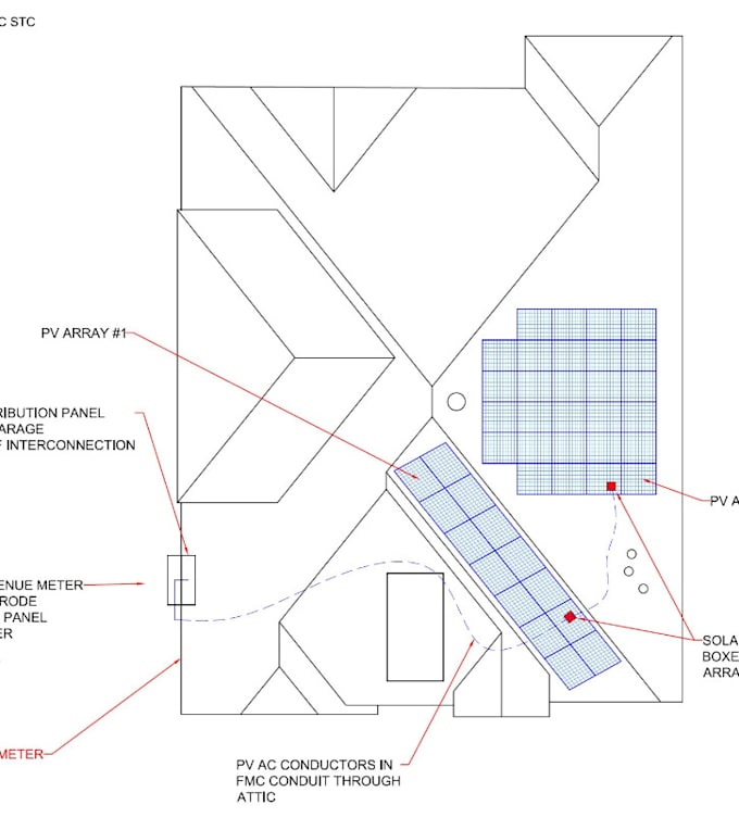 Do 2d autocad modelling and solar panel modelling on roofs by ...