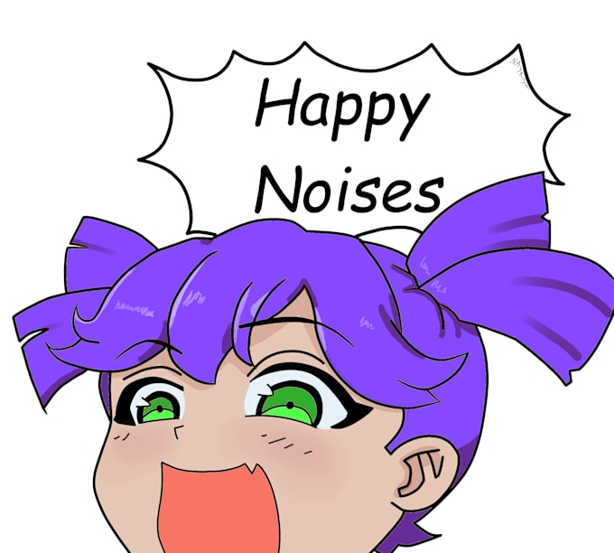 Draw your character in chibi style screaming by Naykis | Fiverr