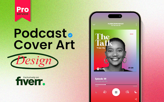 Design luxury modern podcast cover art and logo by Vicmangraphix | Fiverr