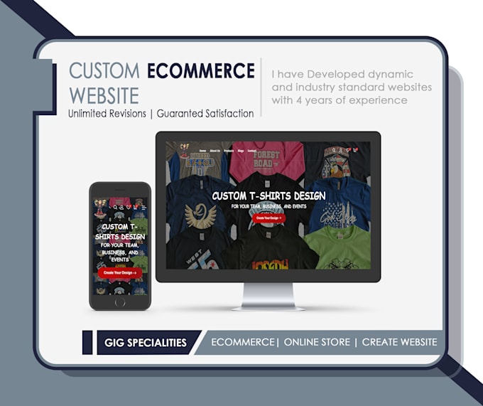 Create a custom coded ecommerce website by Mshahab64 | Fiverr Create a custom coded ecommerce website by Mshahab64 | Fiverr