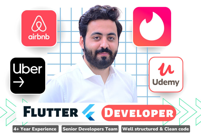 Be Your Flutter Mobile App Developer Flutter App Development With Ios Android By Squadnative