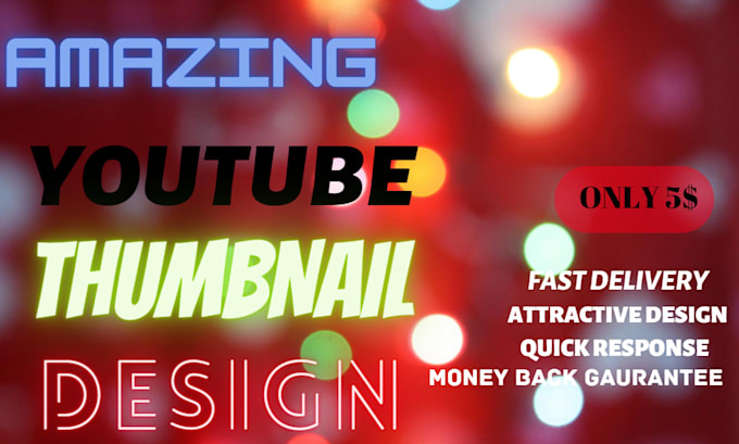 Design amazing youtube thumbnail by Mujtabaali934 | Fiverr