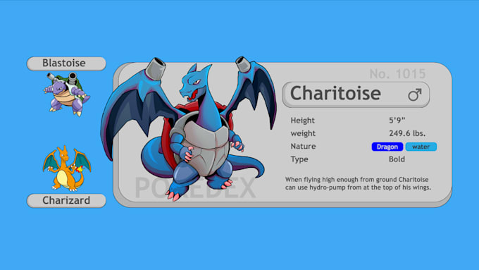 Create concept art pokemon, fakemon, or nfts by Designmoqa | Fiverr