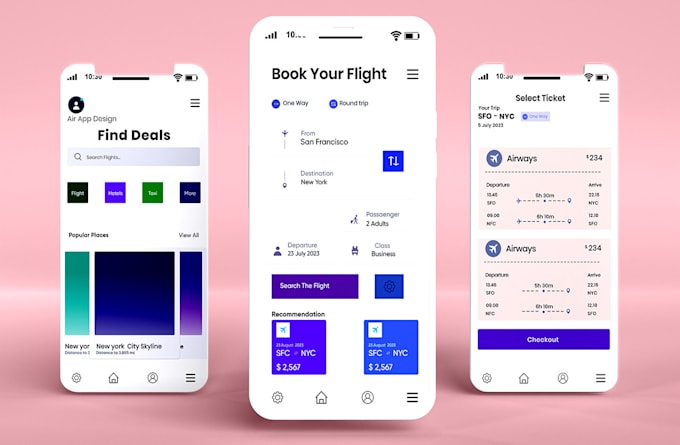 Attractive web landing page android ios mobile app ui ux design with xd ... Attractive web landing page android ios mobile app ui ux design with xd ...