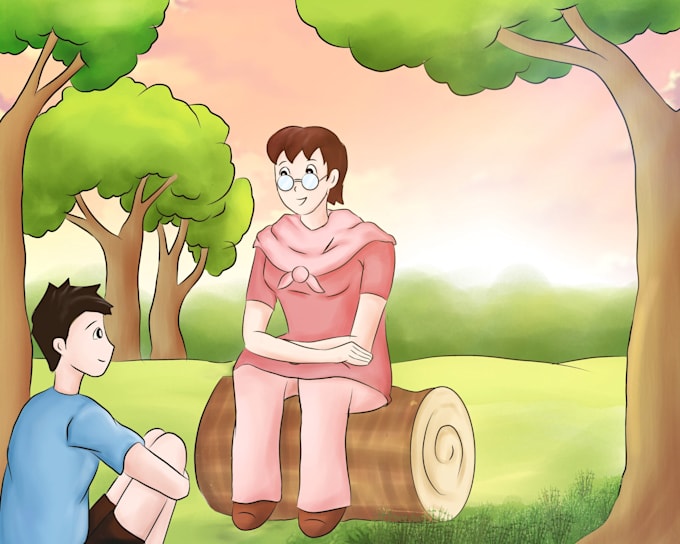 Draw eye catching children story book illustration by Bronzebrown199 ...