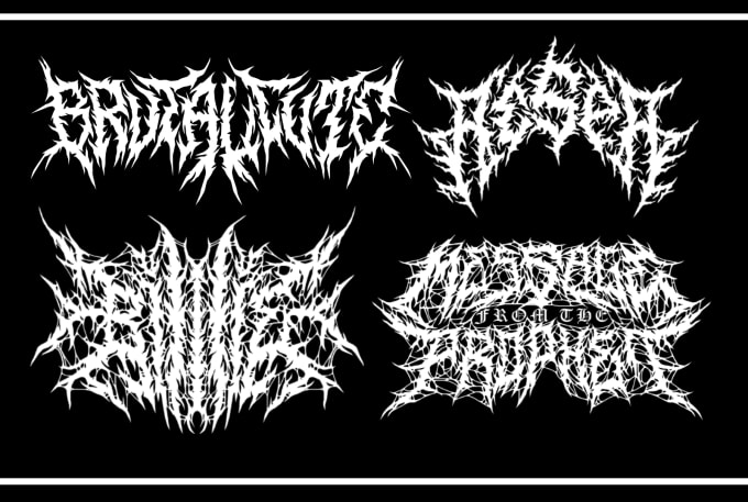 Draw custom death metal logo by Aldipetruk13 | Fiverr