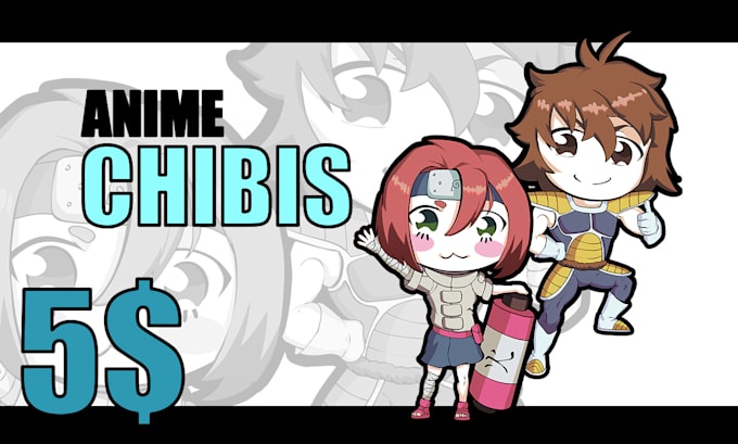 Make great anime chibis of your desired character by Ignisetorange | Fiverr