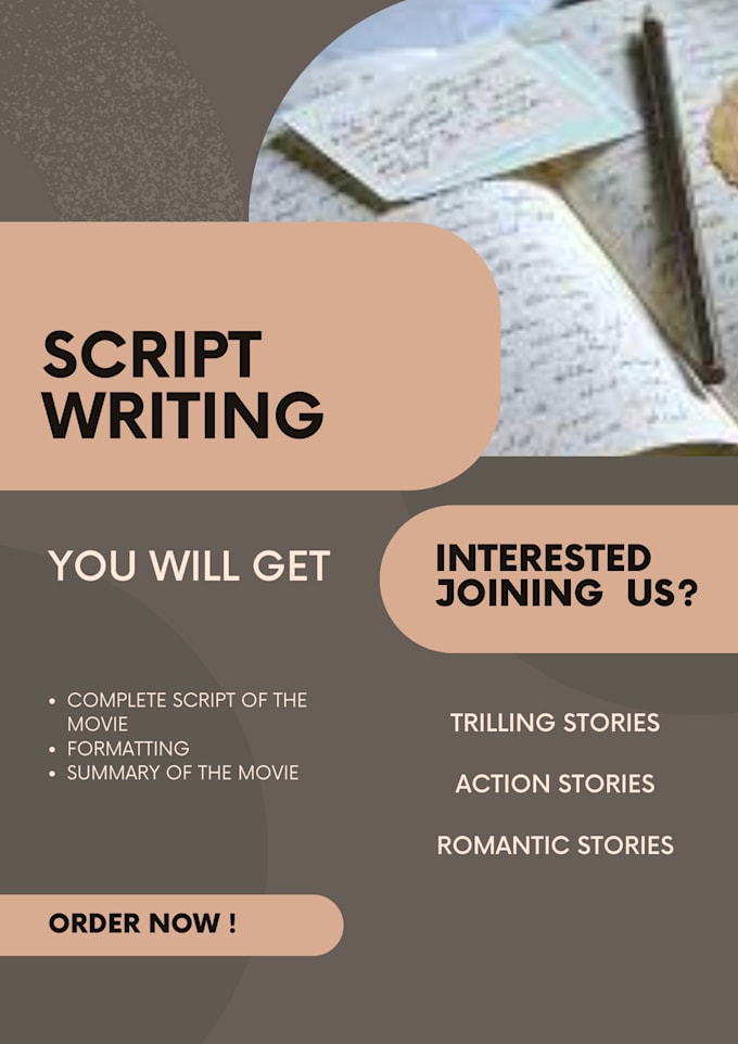 Write a fantastic scripts for your short film, plays by Wardaniaz244 ...