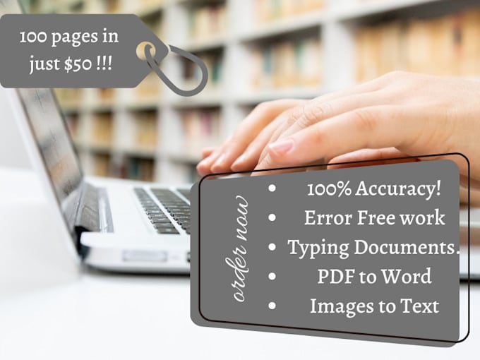 Do ms word typing documents or page typing work or pdf to word by ...