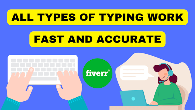 Do fast typing or retyping in 24 hours by Janelleburagay | Fiverr