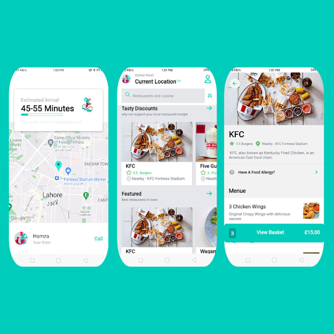 Develop food delivery app like uber eats and deliveroo by Shkhamza3 ...