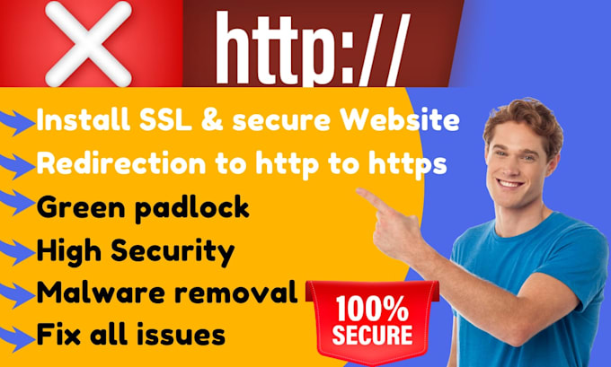 Install ssl certificate and http mistake on your site by Hammadshah267 | Fiverr