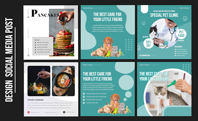Make interesting social media post with figma for your best post by ...