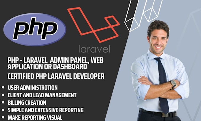 Develop admin panel, dashboard and web application in php by ...