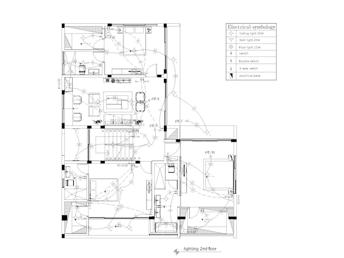Do 2d electrical design by Andilsojorge869 | Fiverr