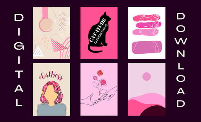 Design your printable etsy wall art by Artive_1o1 | Fiverr