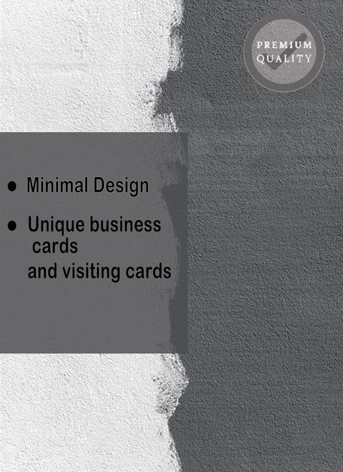 Design minimal modern visit cards by Irajzahid153 | Fiverr