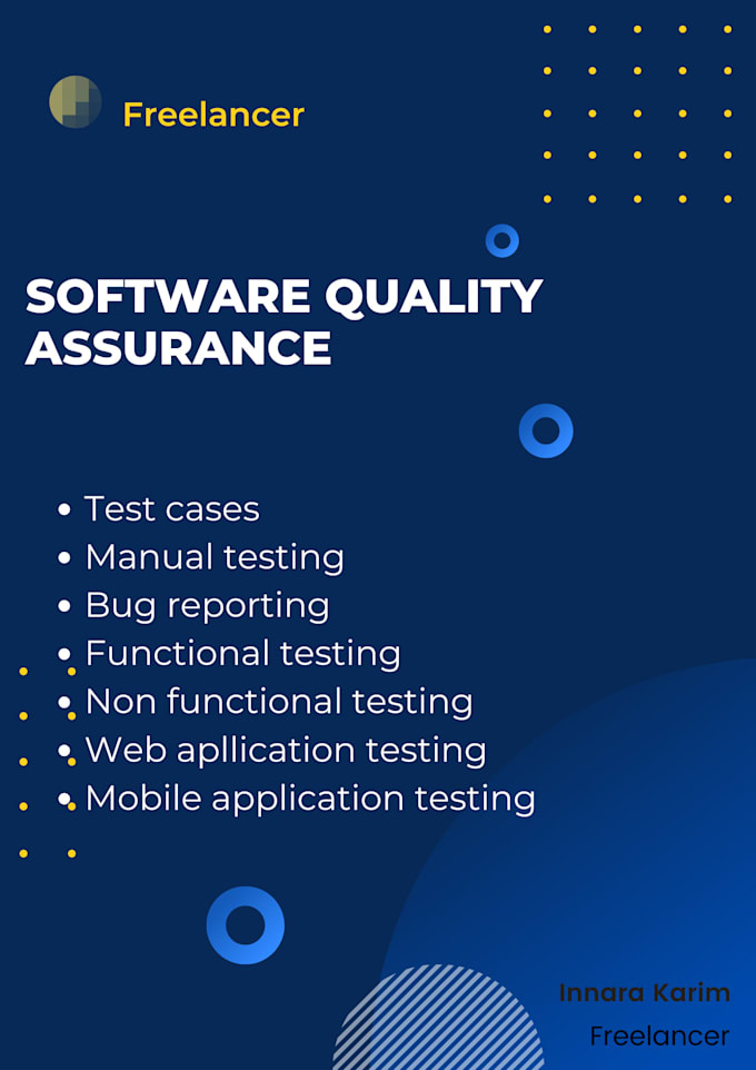 Do Manual Qa Testing For Your Mobile And Web Application By Innarakarim Fiverr 