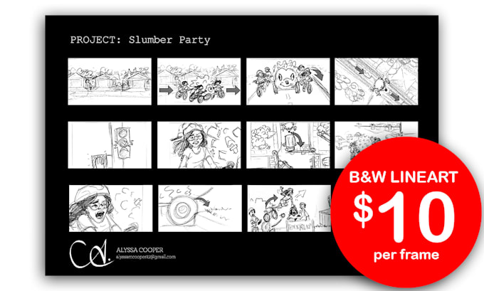 Create thoughtful storyboards for your project by Alyssa_cooper | Fiverr