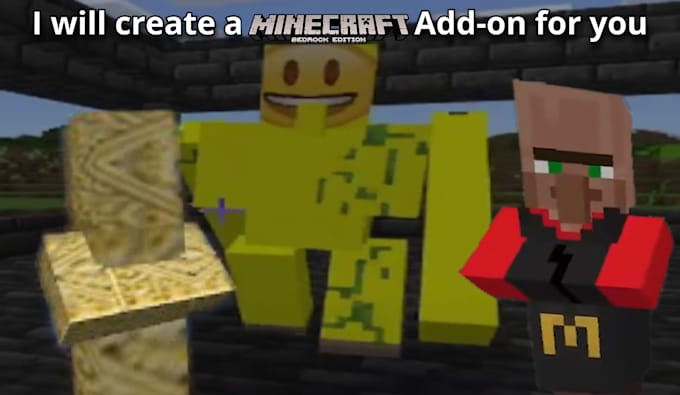 Create you a custom minecraft bedrock addon by Meteor251 | Fiverr