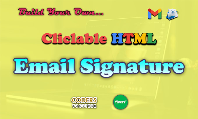 Create or redesign your clickable html email signature by ...
