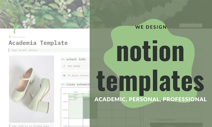 Design an aesthetic and functional notion page by Blossomxh | Fiverr