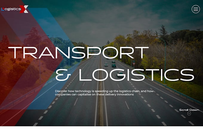 Logistics website trucking dispatch transport freight broker website by ...