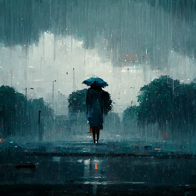 Create a rainy scene for you by Russellbrxwn | Fiverr