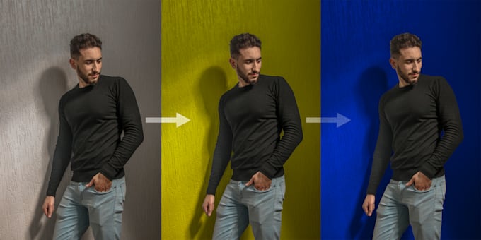 Change or remove background , color grading and potrait retouching in ...