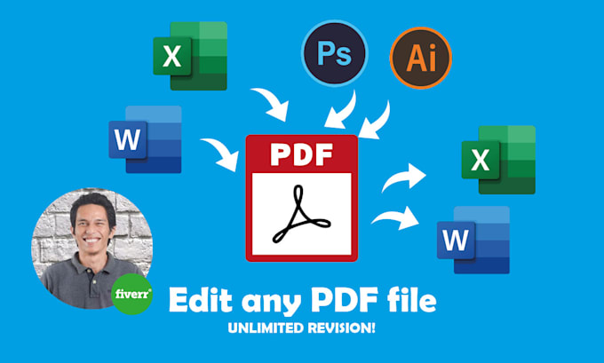 Edit any pdf file or create fillable pdf form by Nizam5479 | Fiverr