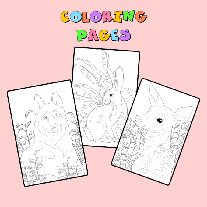 Do coloring pages for you by Jessyedward | Fiverr