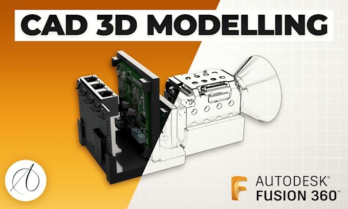 Do cad 3d modelling in fusion 360 by Angelinastudioz | Fiverr