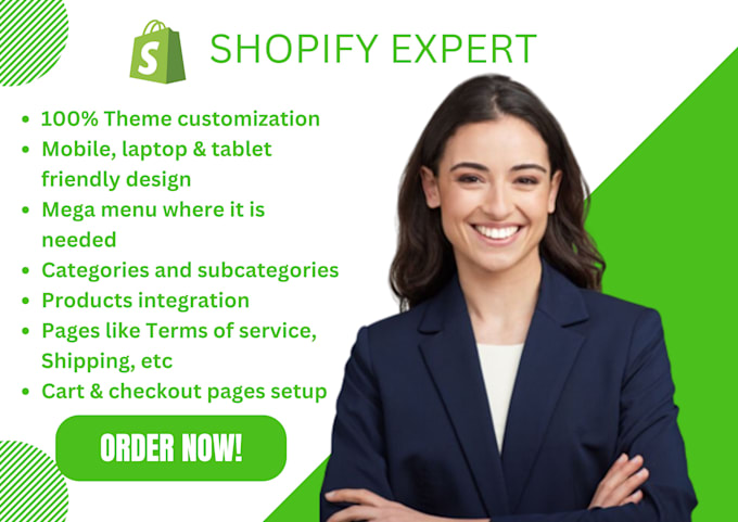 Build a shopify store, shopify store design and redesign by Elf_webzite ...