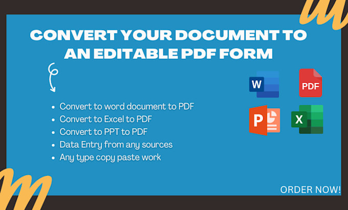 Convert your any type of document to an editable, fillable p by ...