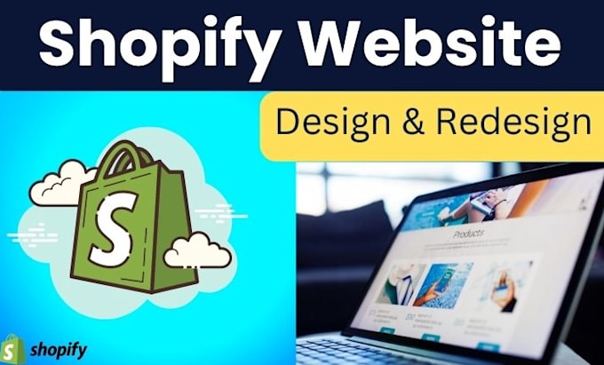 Shopify one product store design, set up shopify and shopify store ...