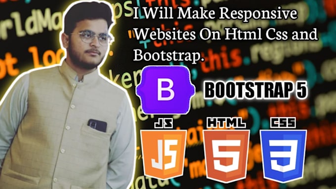 Code Custom Html Css And Javascript For Responsive Websites By