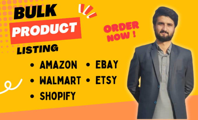 Do bulk product listing uploading on your amazon walmart shopify ebay ... Do bulk product listing uploading on your amazon walmart shopify ebay ...