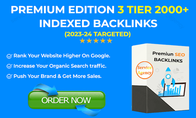 Provide 2023 2024 targeted premium edition 3 tier 2000 indexed backlinks by Service_agency | Fiverr