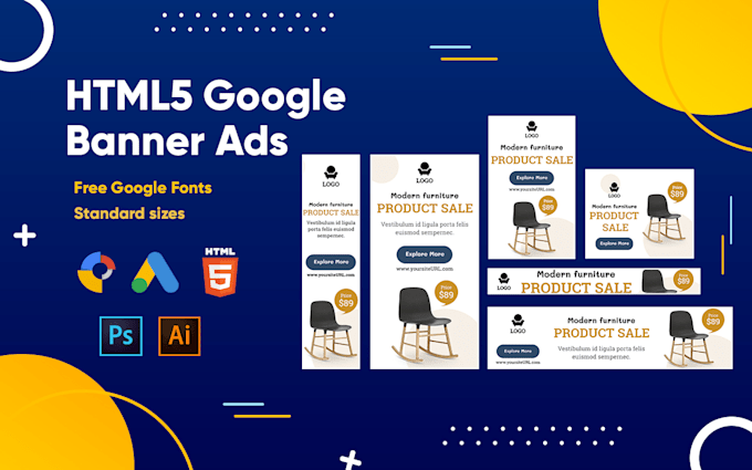 Design html5 animated banner for google display ads by Shagufta_hanif ...
