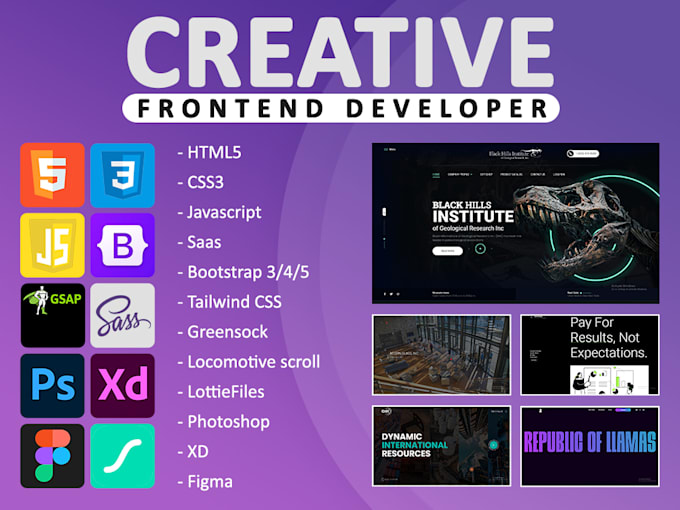 Convert designs to interactive frontend webiste by Rohaidalikhan | Fiverr