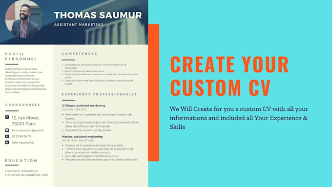 Create a custom cv for you with a modern design by Ryan_lzn | Fiverr