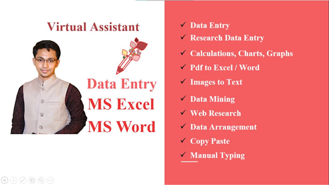 Do excel data entry, copy paste, research data entry by Dmdsami | Fiverr