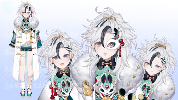 Create professional high quality vtuber model by Skyesch | Fiverr