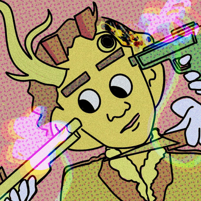 Draw a cartoon slash anime style bust or profile pic by Mosstrosity ...