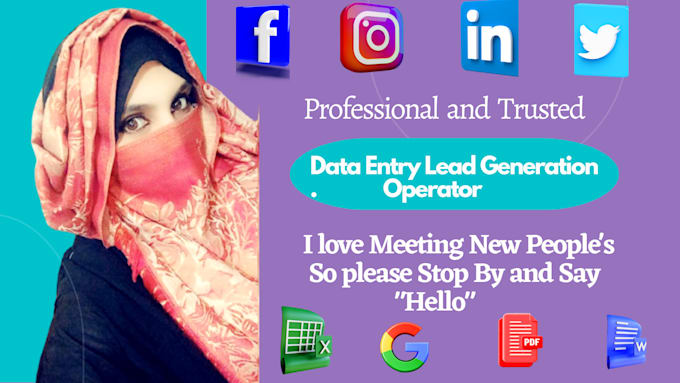 Do data entry lead generation by Iqrasubhani | Fiverr