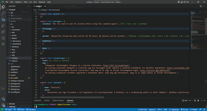 Code You A Twitch Bot In Typescript Nodejs By Proedge1 Fiverr 2308
