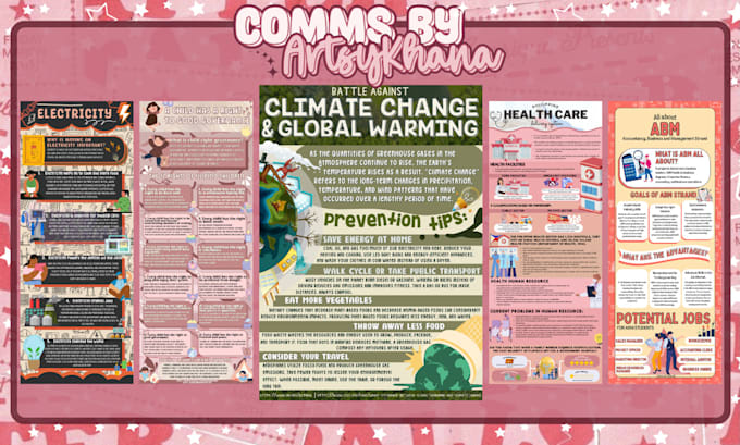 Design pretty cool infographics by Artsykhana | Fiverr