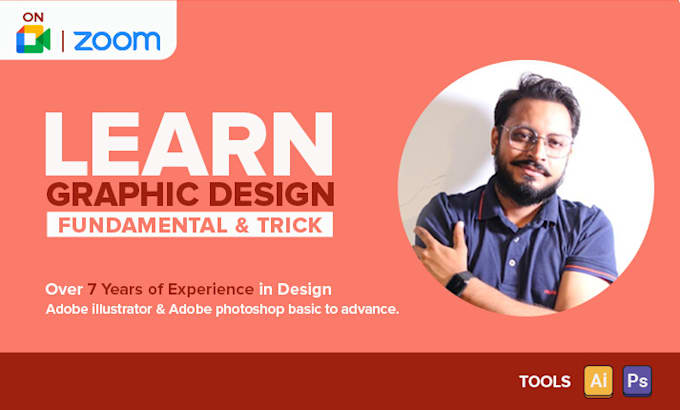 Teach graphic design adobe illustrator or photoshop by Naveennigam | Fiverr