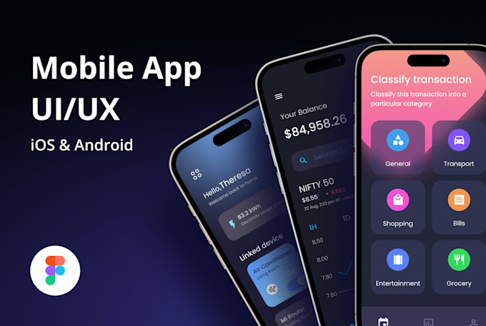 Redesign app minimal ui ux design for android or ios with figma by ...
